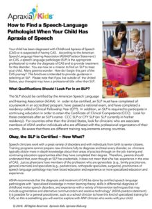 Intro to Apraxia – Apraxia Kids Parent Portal